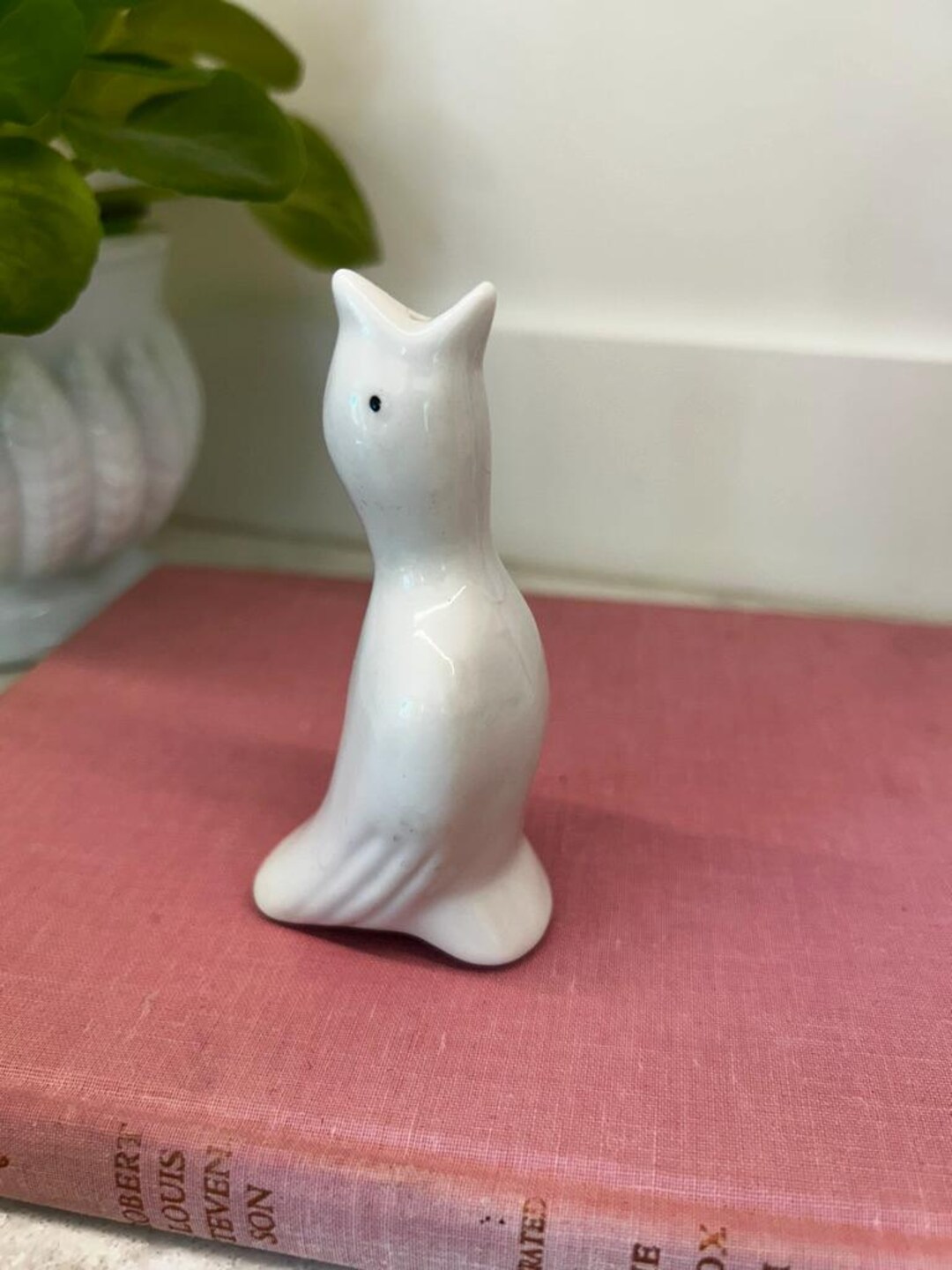 Vintage White Ceramic Pie Bird - Etsy