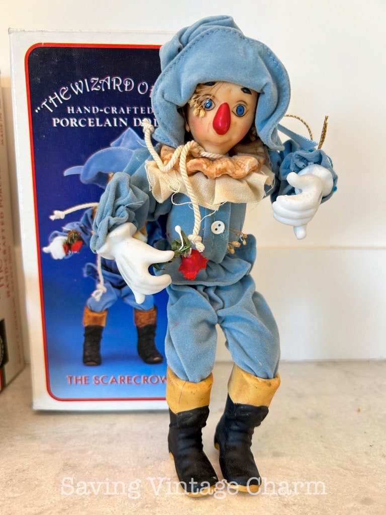 The Wizard of Oz Hand-crafted Porcelain Doll Collection Set of - Etsy