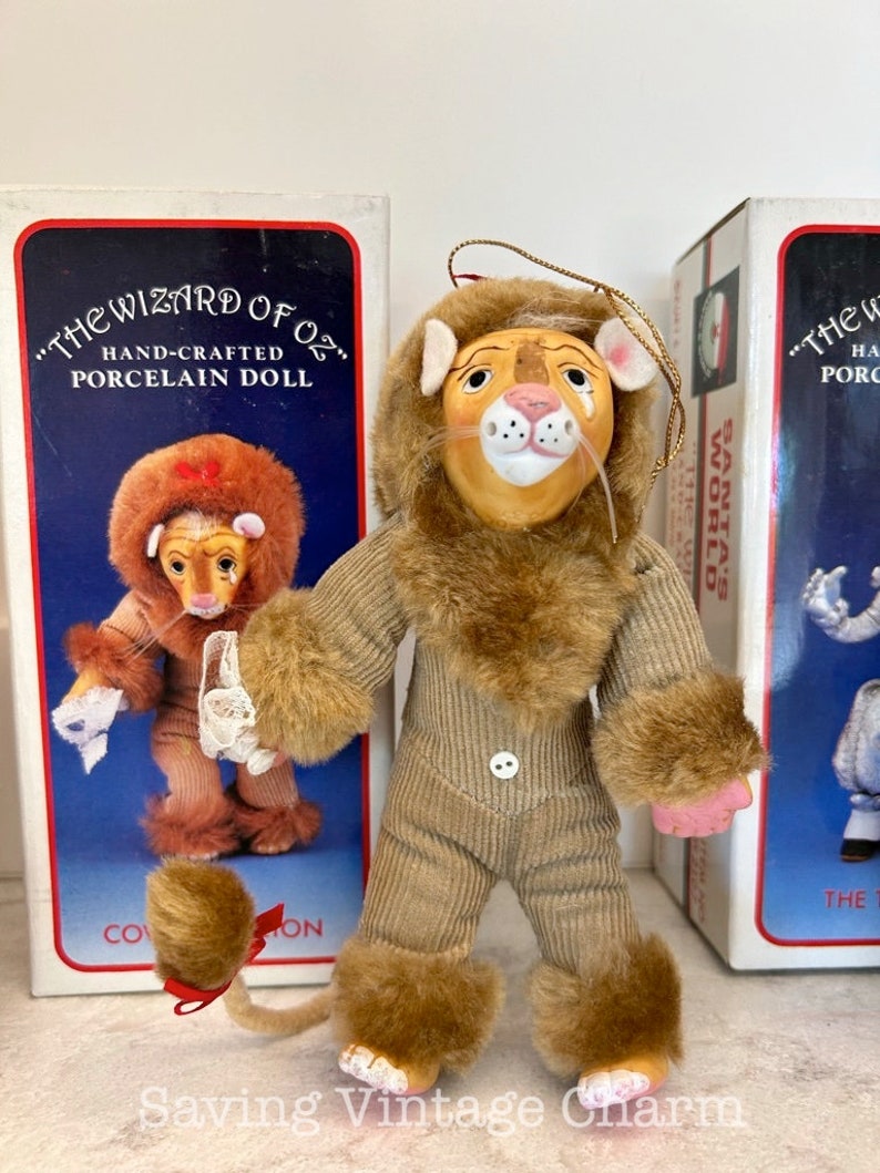 The Wizard of Oz Hand-crafted Porcelain Doll Collection Set of - Etsy