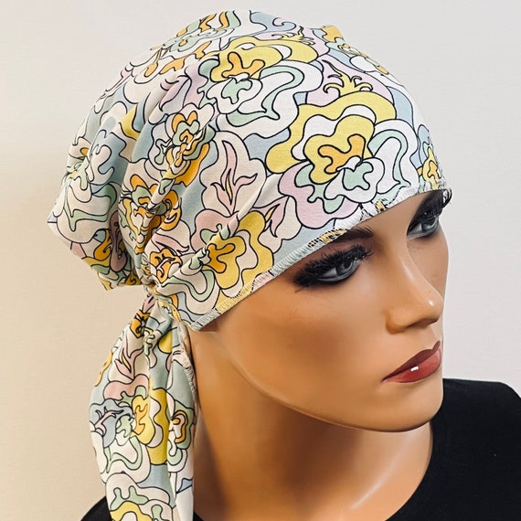 BASIC JERSEY-KOPFTUCH Colorful Pirate Towel Chemocloth - Etsy UK