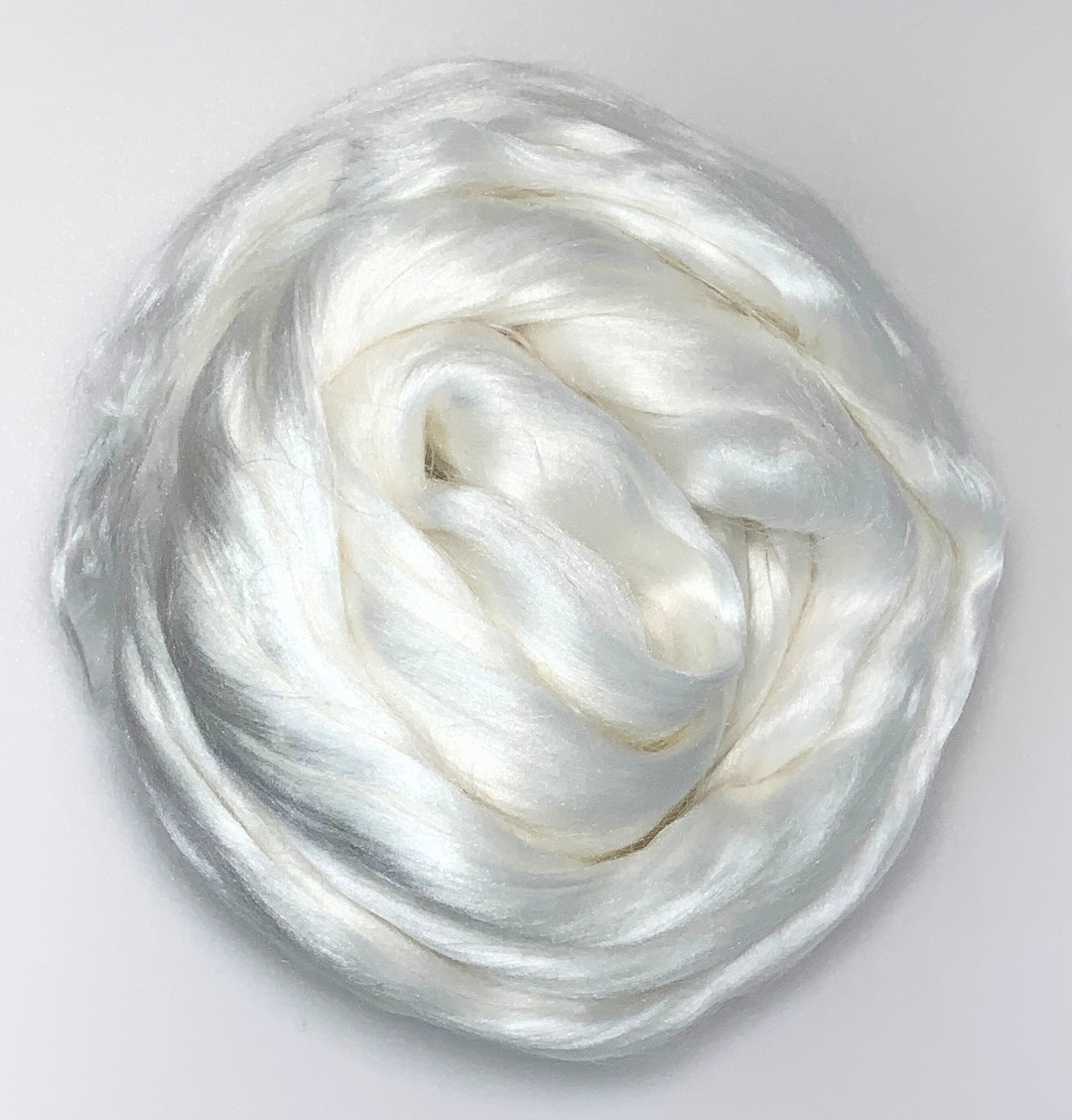 Moonlight - Dyed Mulberry Silk, Bombyx Silk, Top, Roving, AAA+ ...
