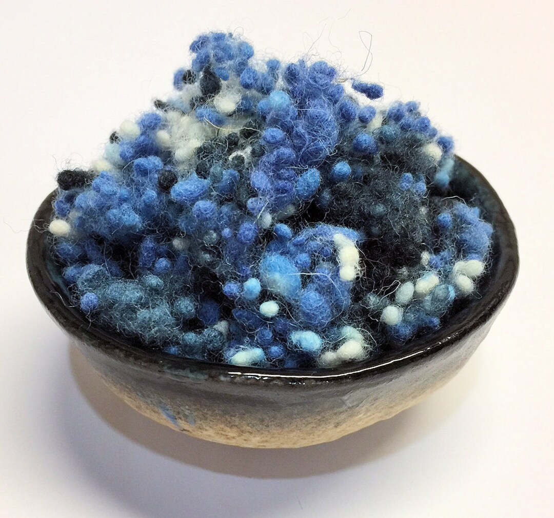 Starry Nights Wool Nepps Spinning Weaving Felting - Etsy