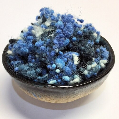 Wool Nepps Hand Dyed Fiber Effect Spinning Felting - Etsy