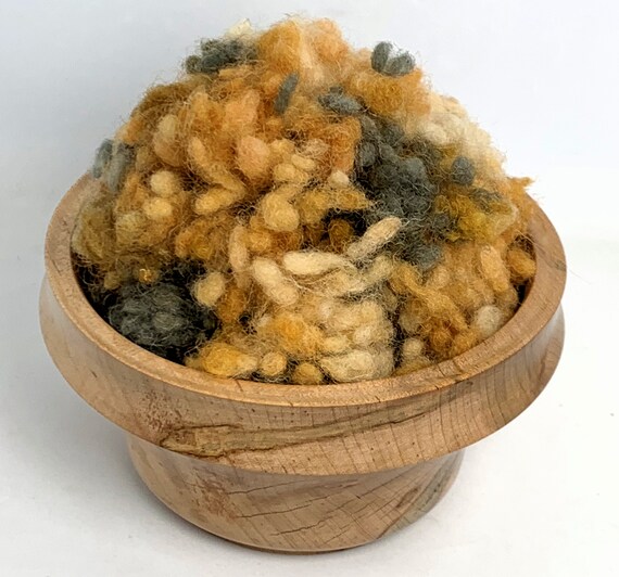 Fools Gold Soft Wool Nepps Spinning Weaving Felting | Etsy