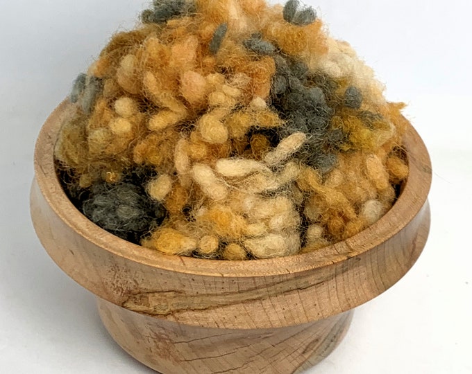 Fools Gold, Soft Wool Nepps, Spinning, Weaving, Felting, Effects, Hand ...