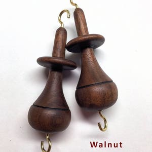 Weaving Warp Thread Weights - Hand Turned in Cherry, Maple, Walnut, Oak ...