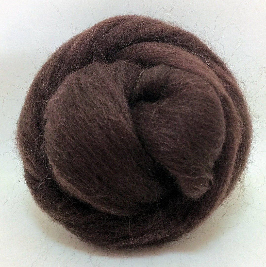 Dark Chocolate #79 - Merino Wool Roving - Etsy