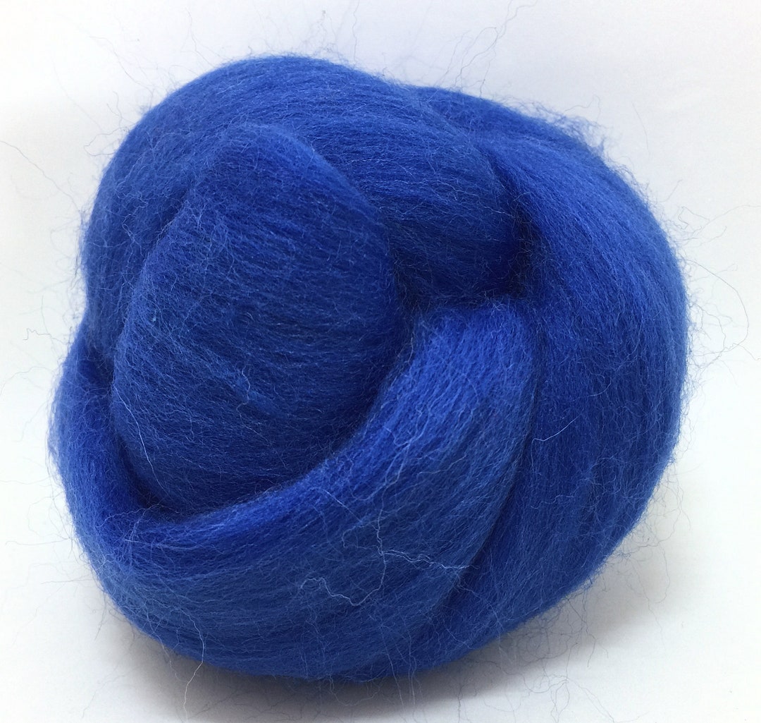 Cerulean #76, Merino Wool Roving - Etsy