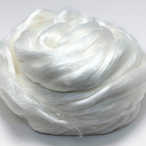 Moonlight - Dyed Mulberry Silk, Bombyx Silk, Top, Roving, AAA+ ...