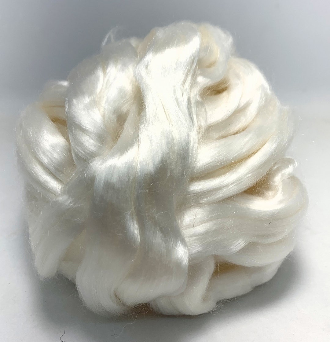 Tencel Top - White, Sliver, Roving, Spinning, Felting - 1 Oz - Etsy