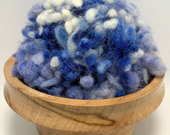 Bazooka, Wool Nepps, Spinning, Weaving, Felting, Effects, Hand Dyed - Etsy