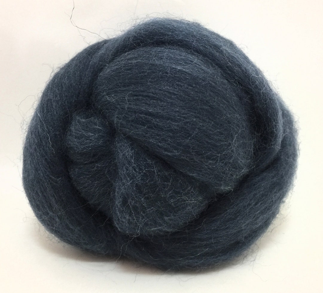 Midnight #84 - Merino Wool Roving - Etsy