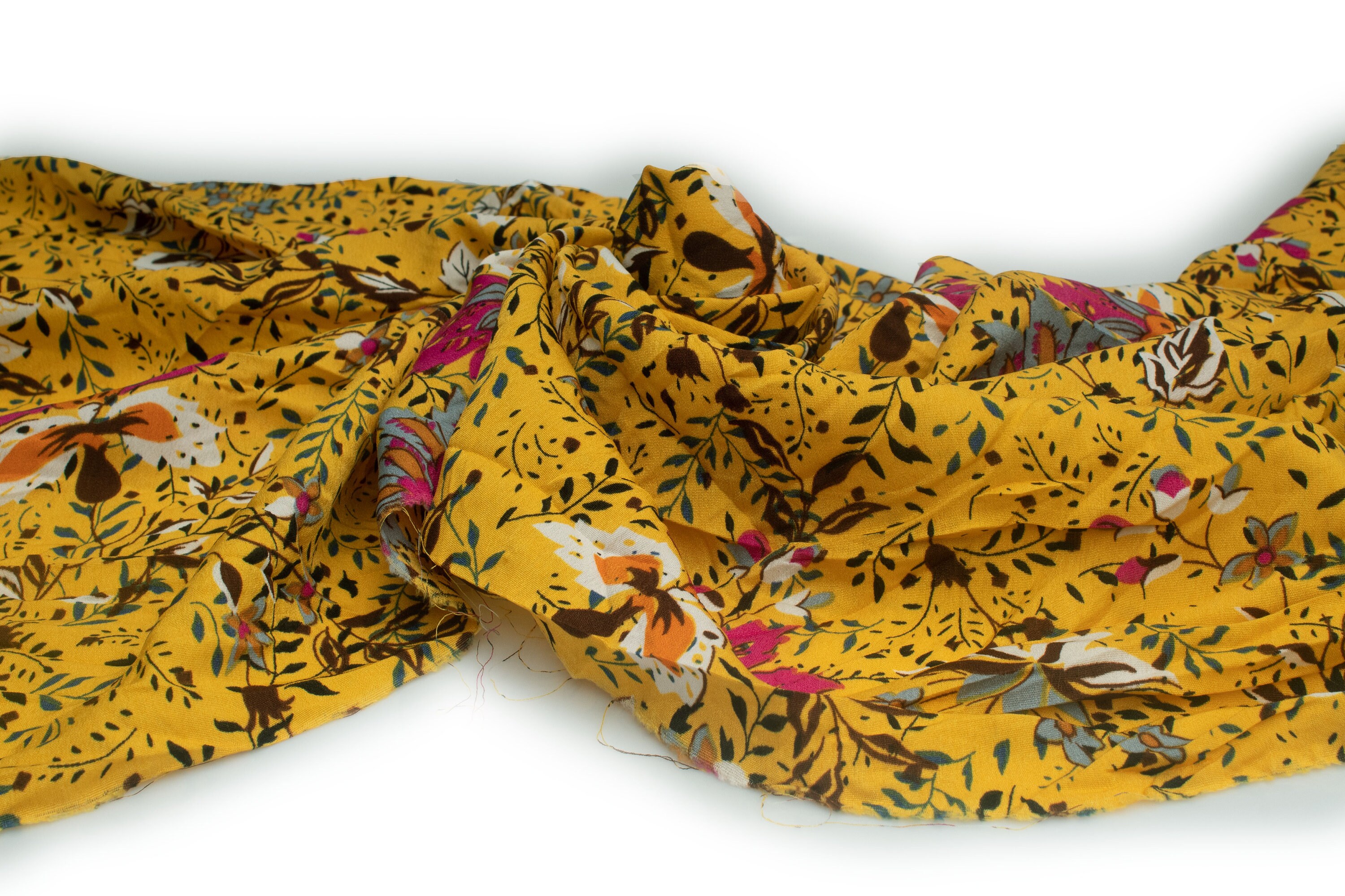 Silky Printed Fabric (design No. 4) 50 X 150 Cm - Etsy