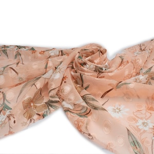 Chiffon Printed Fabric (design No. 10) 50 X 150 Cm - Etsy