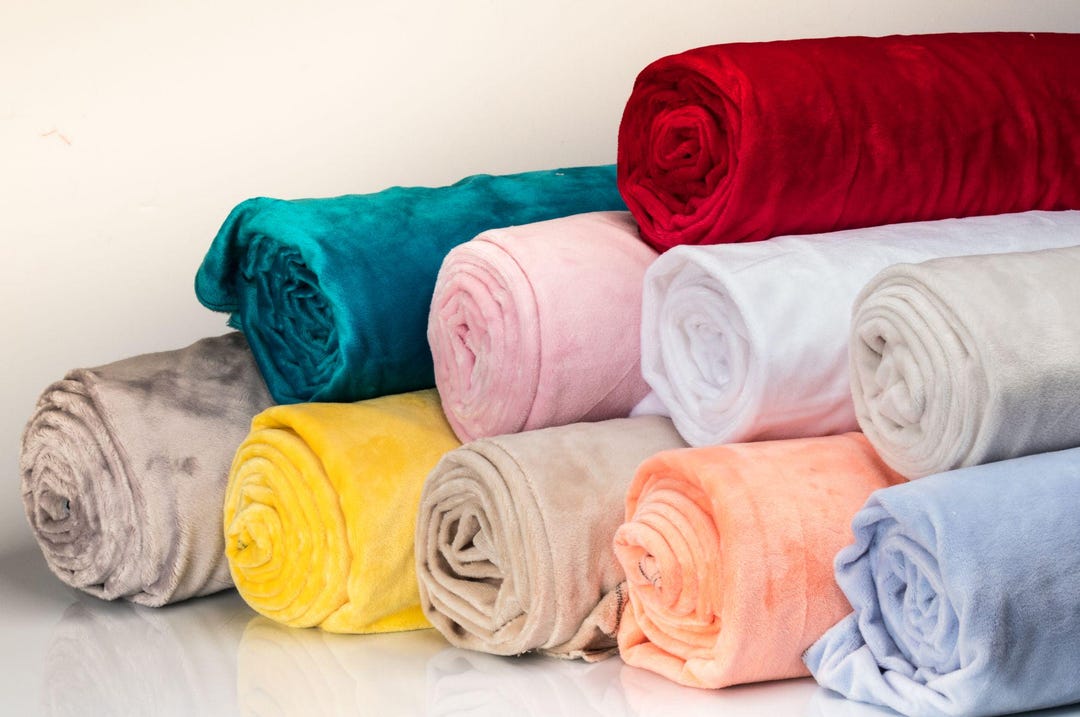 Soft Plush Winky Solid Plain Fabric Dyed 50 X 160 Cm - Etsy