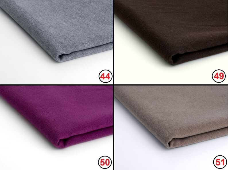 Imitation of wool fabric Flaush 50 x 150 cm | Etsy