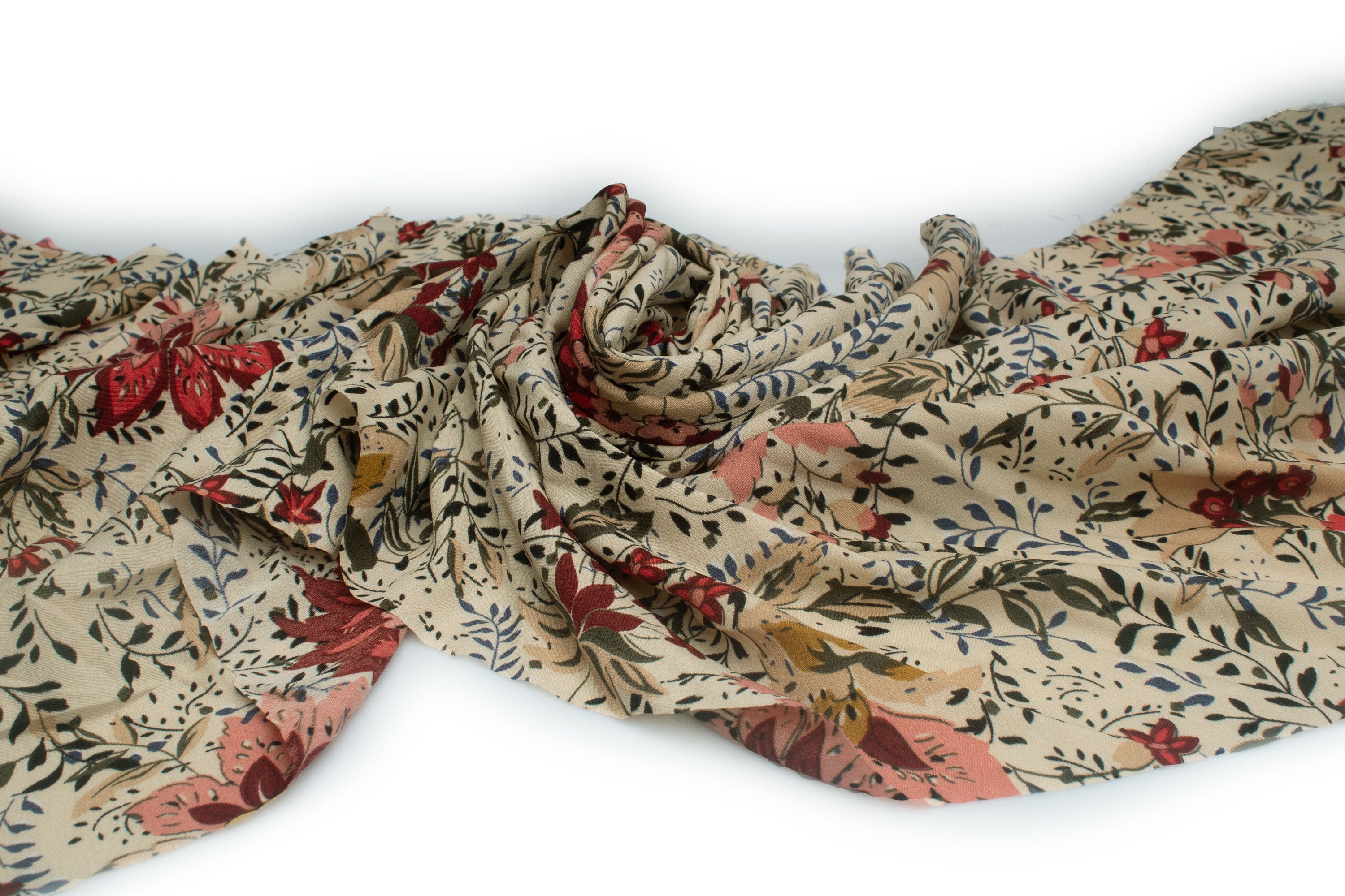 Silky Printed Fabric (design No. 4) 50 X 150 Cm - Etsy