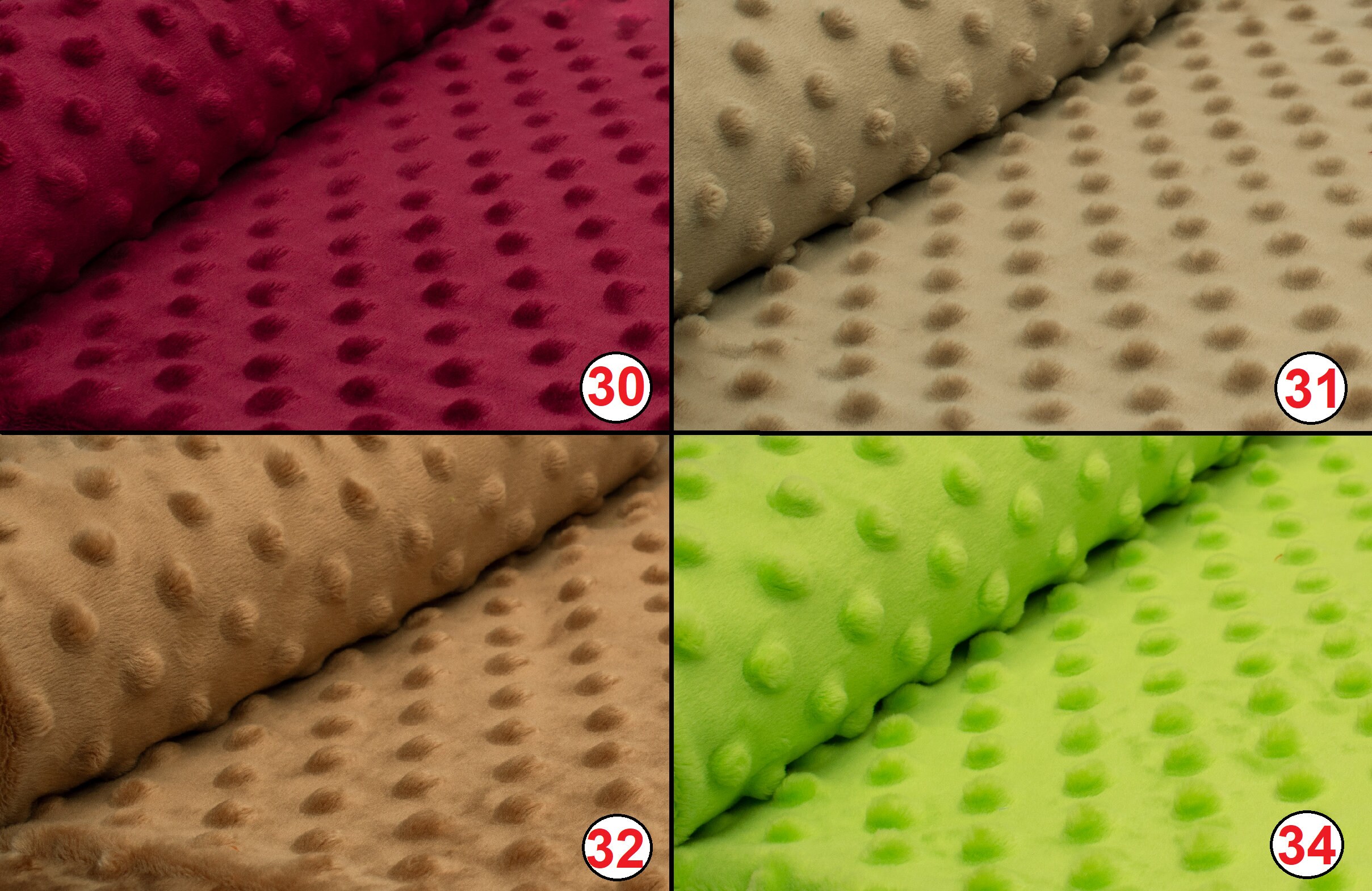 Dimple Dots Fleece Fabric 50 x 155 cm | Etsy