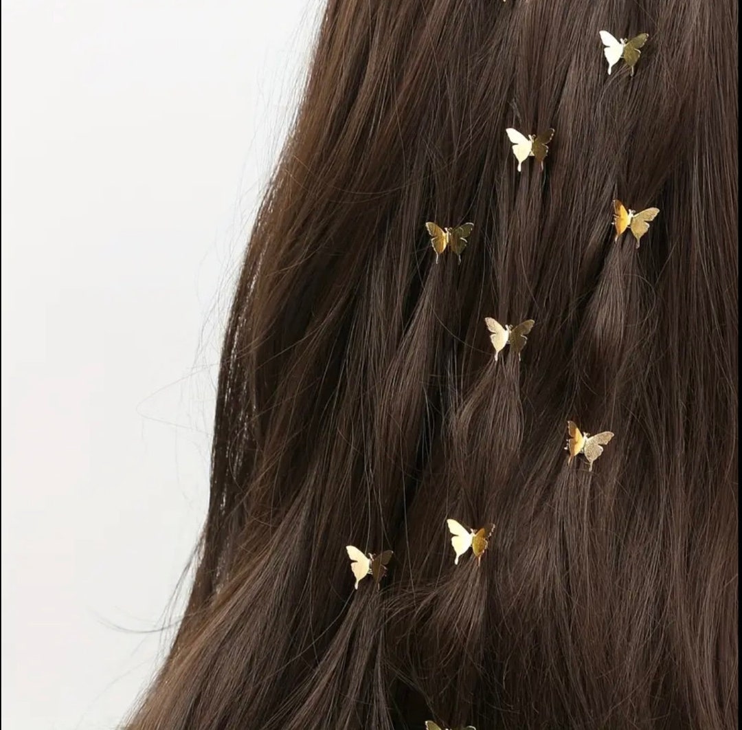 6pcs Set Adorable Mini Metal Butterfly Hair Clips Durable & Stylish ...