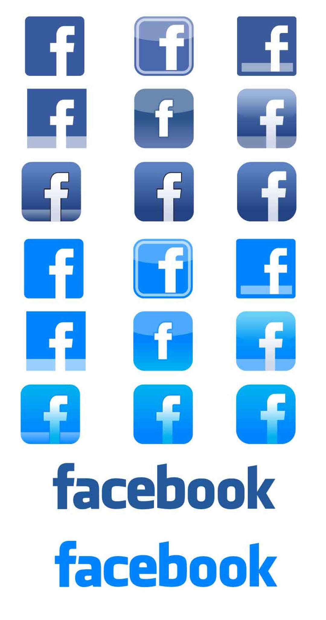 Facebook Logos Files (set 1) - Etsy