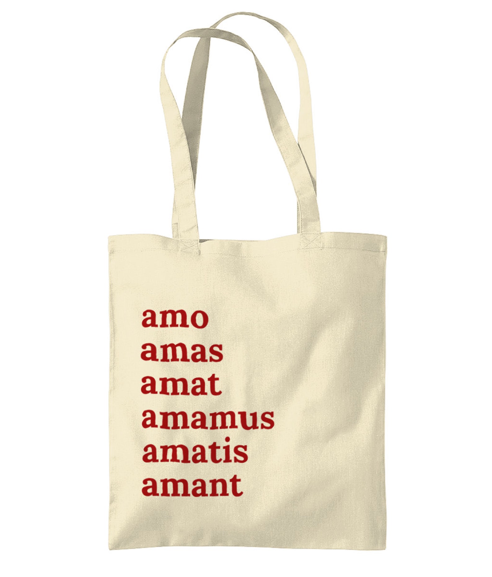 Latin Phrases Gift, Amo Amas Amat, Latin Tote Bag, Classics Gift ...