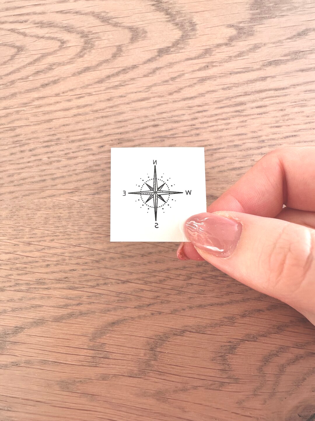 Small Compass (set of 2) - Temporary Tattoo - Etsy