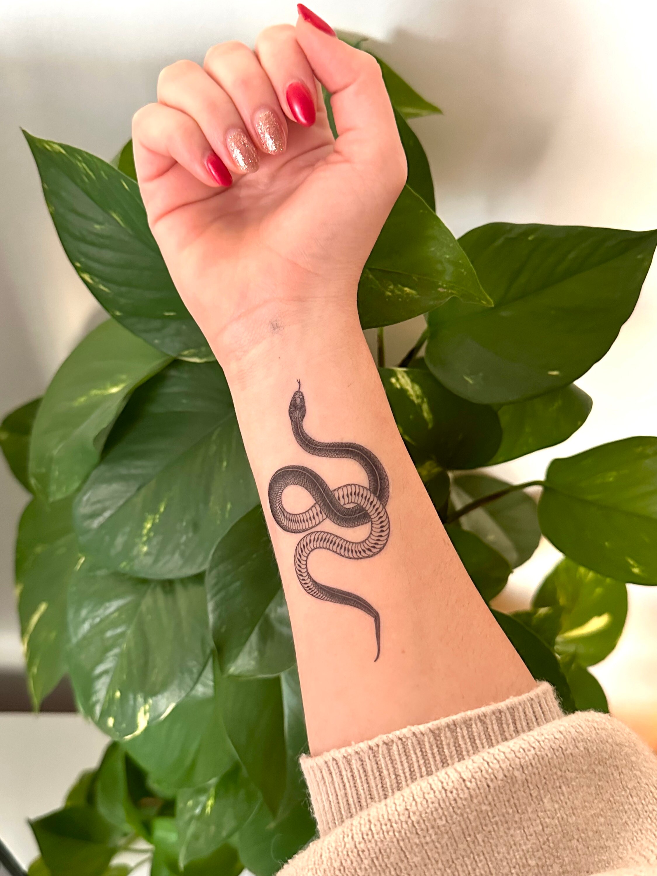 Simple Snake Tattoo