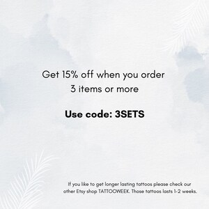 Yes Sir (set of 2) - Temporary Tattoo - Etsy