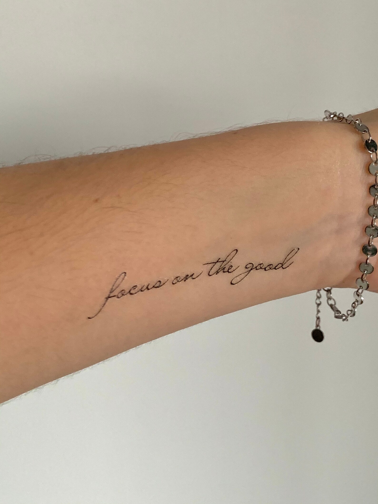 Focus on the Good set of 2 Temporary Tattoo - Etsy