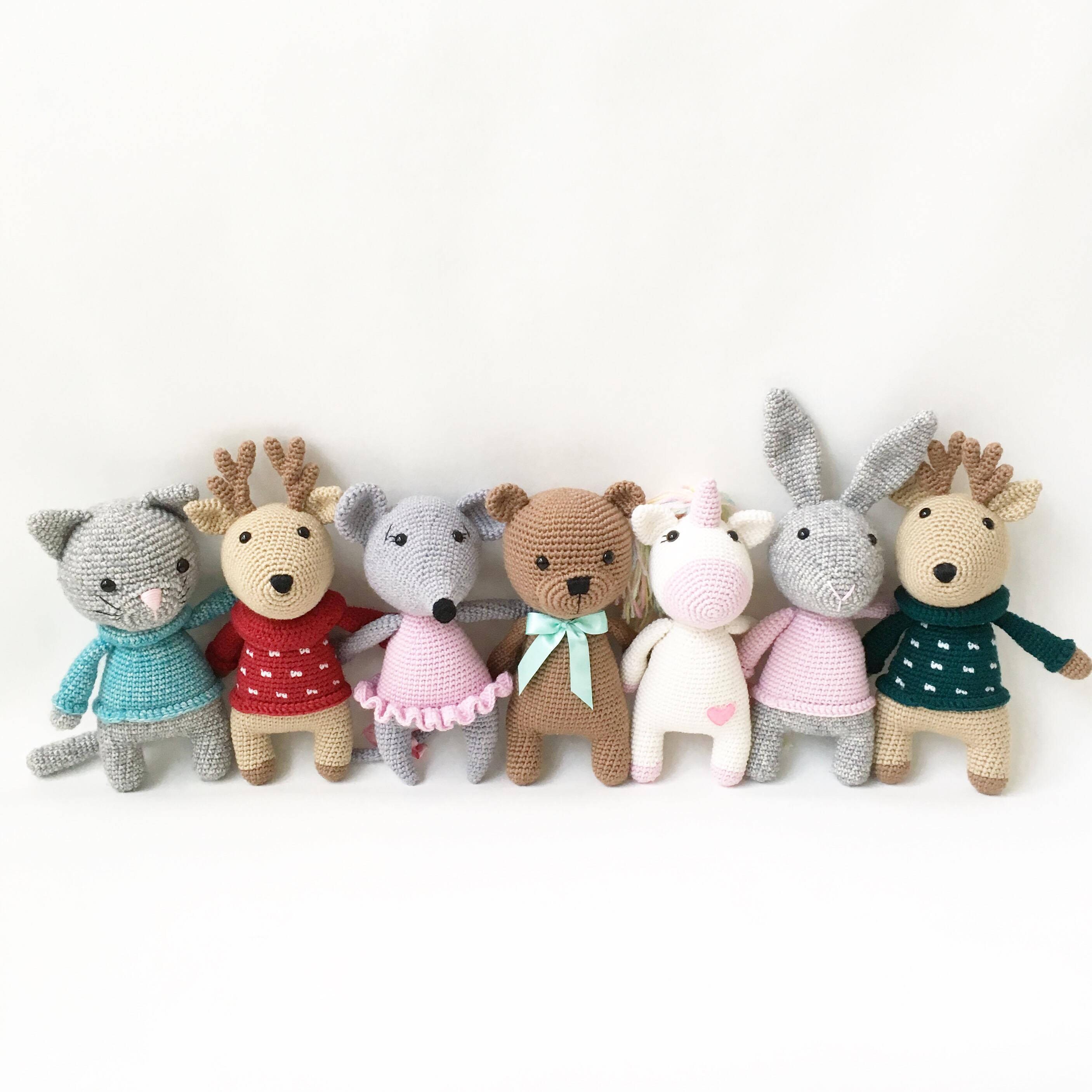 PATTERN Chestnut the Reindeer Amigurumi Pattern Crochet - Etsy