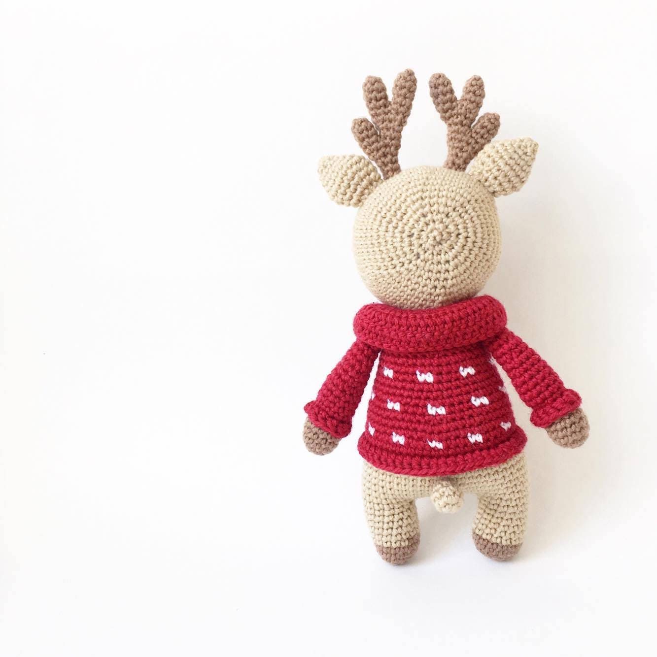PATTERN Chestnut the Reindeer Amigurumi Pattern Crochet - Etsy