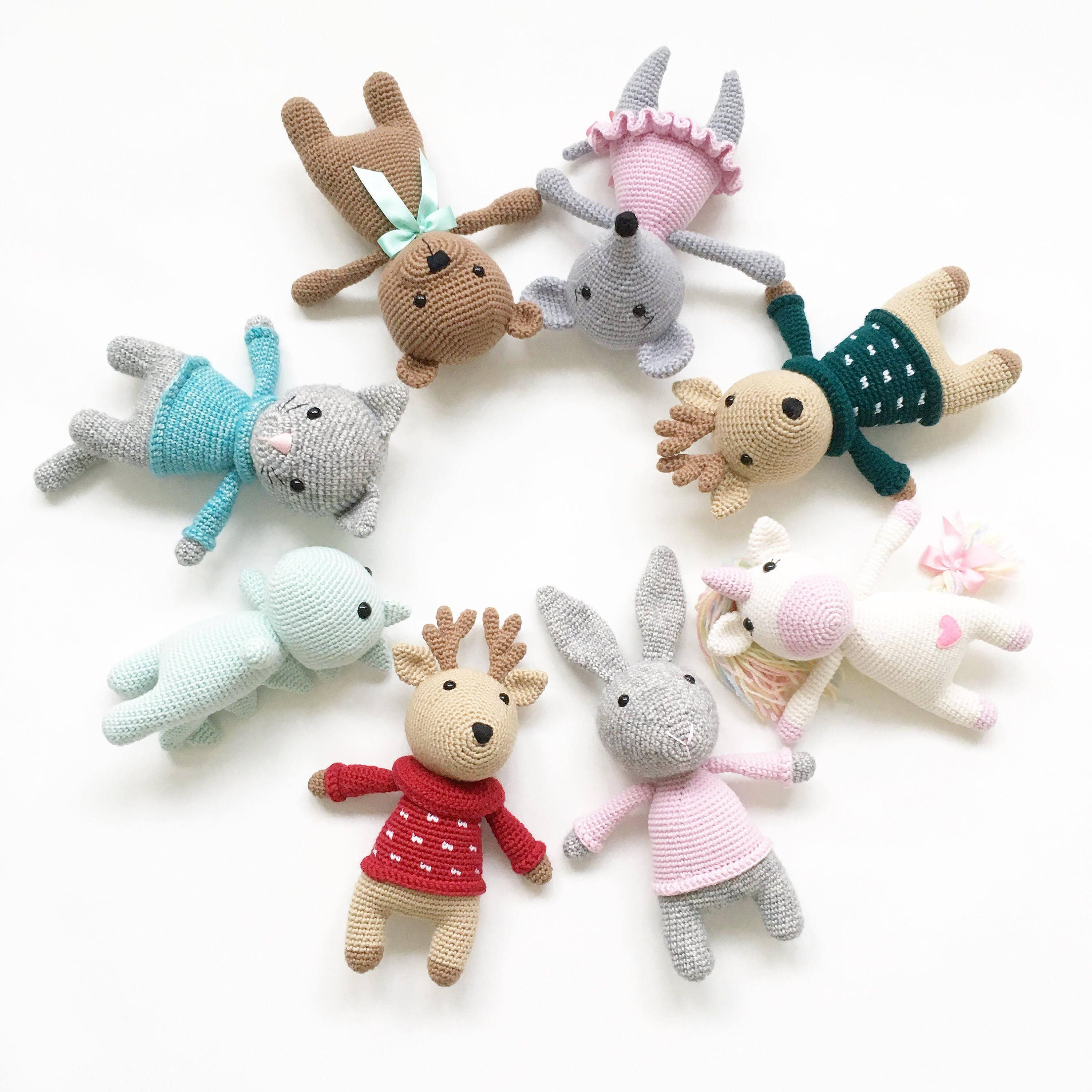 PATTERN Chestnut the Reindeer Amigurumi Pattern Crochet - Etsy