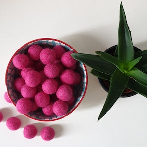 Custom Wool Felt Balls 20mm: Handmade Pom Poms for DIY Crafts - Etsy