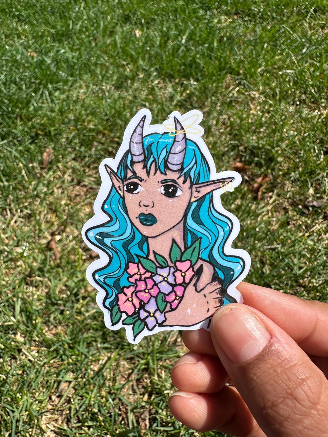 Fawn 3 Inch Sticker Hand Drawn Sticker Digital Illustration Sticker