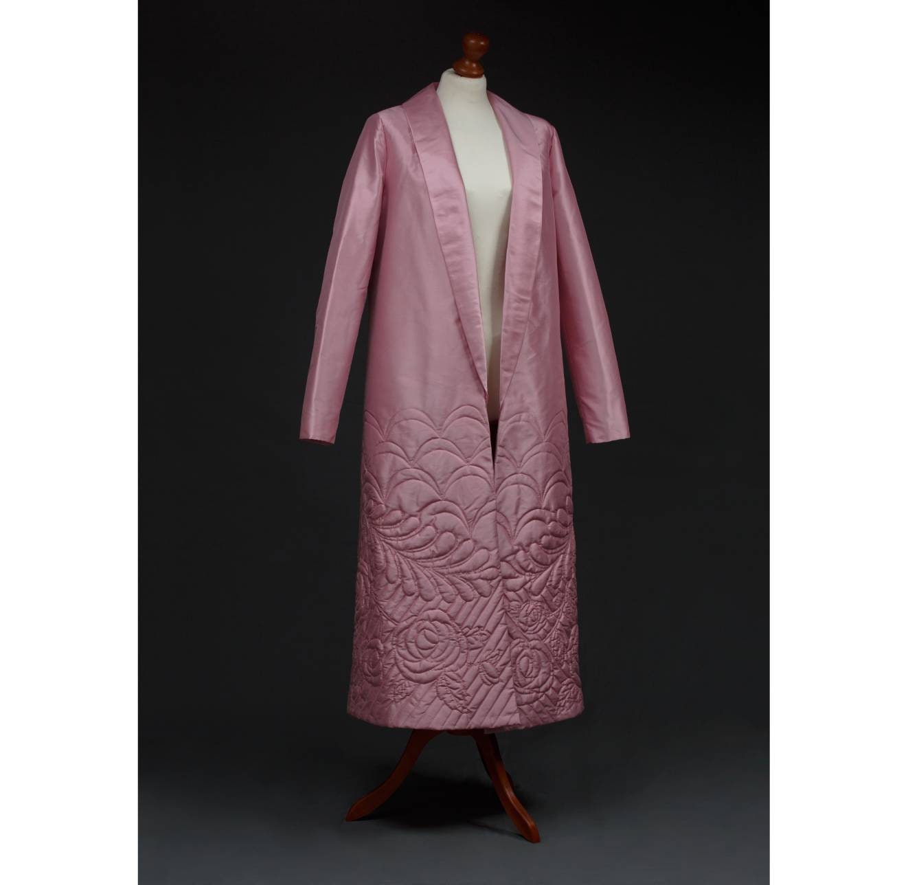 Haute Couture Pink Silk Evening Coat, Ready Made for Sale - Etsy