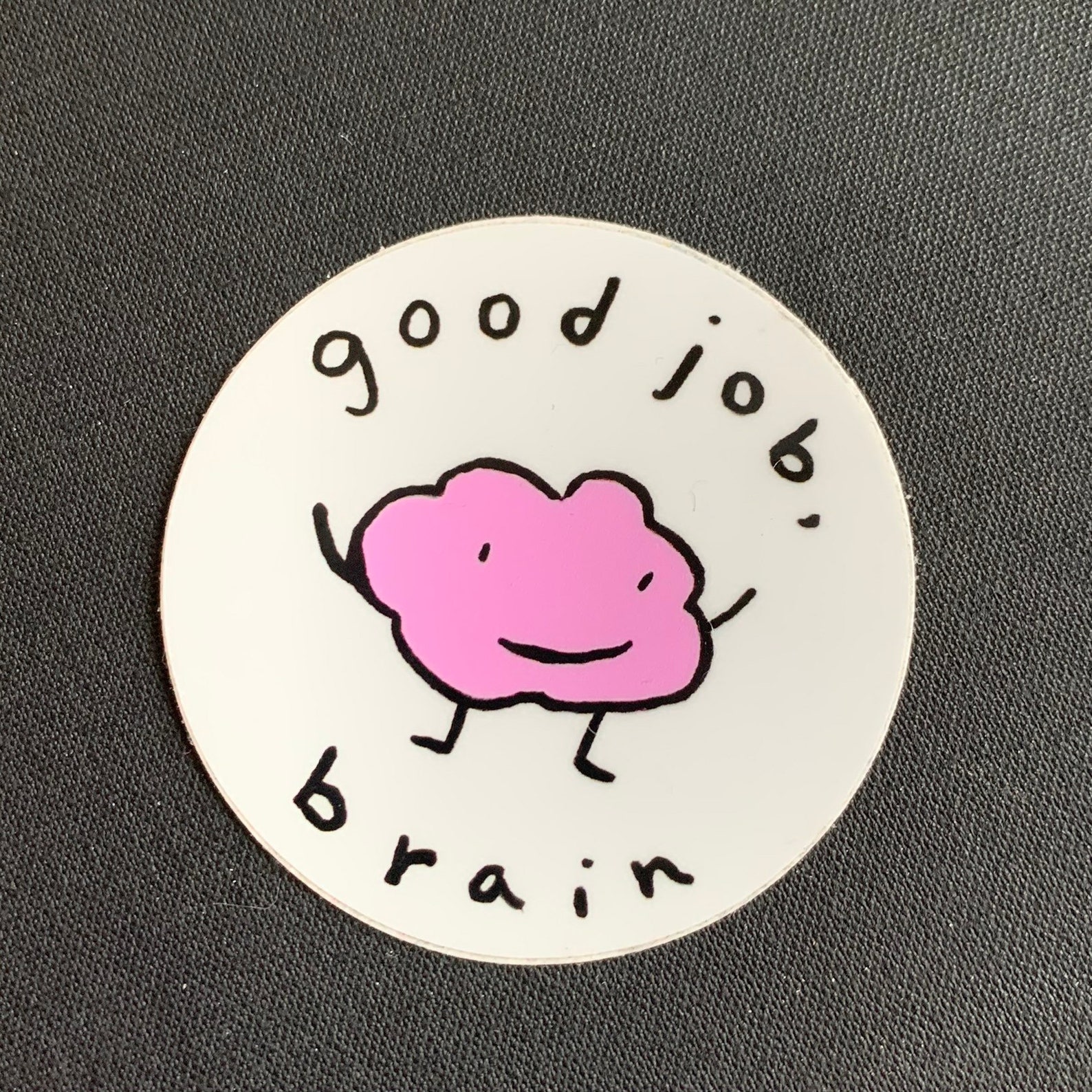 Good Job Brain sticker | Etsy