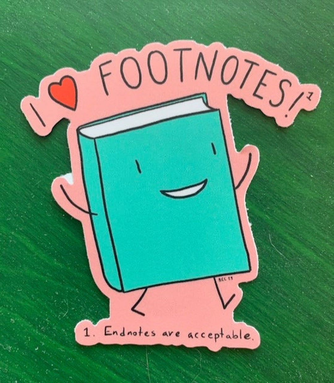 STICKER PACK: 10 I Love Footnotes! Cute Vinyl Stickers - Etsy