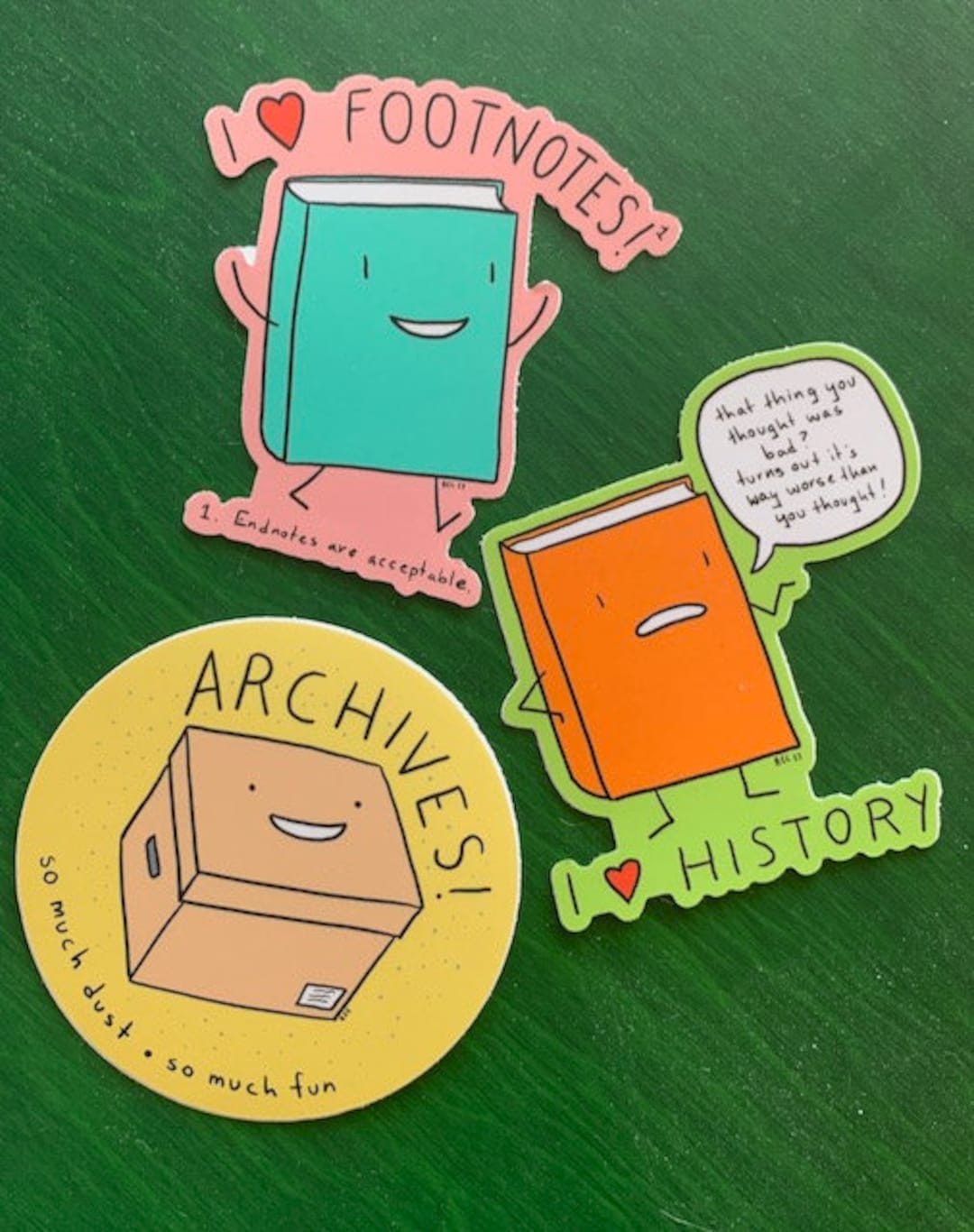 RESEARCH PACK: Three Stickers - Archives!, I Love History, and I Love ...