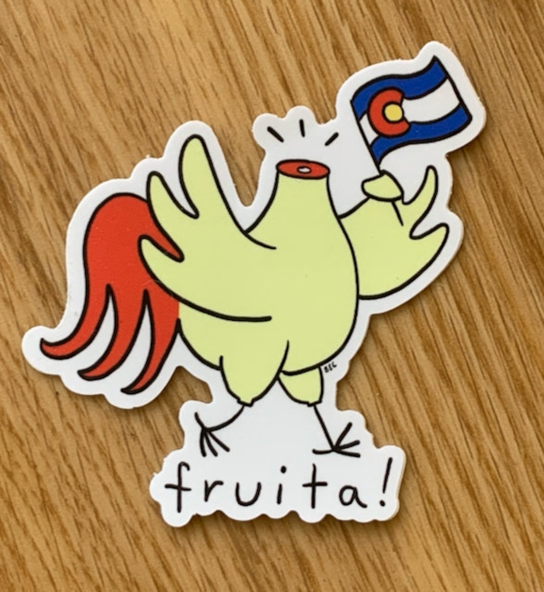 Fruita! Cute Vinyl Sticker Mike the Headless Chicken Sticker - Etsy