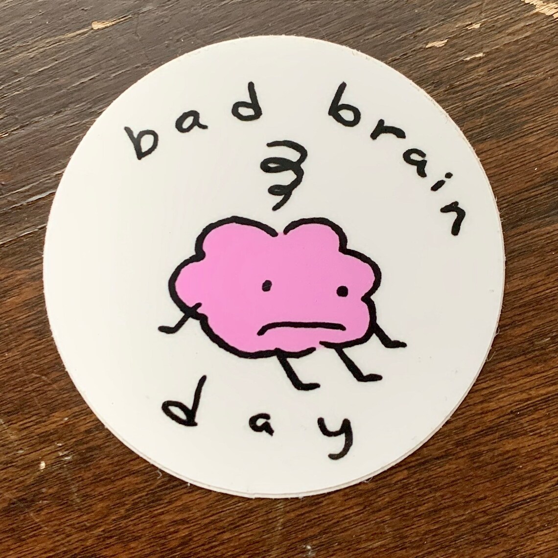 Bad Brain Day sticker | Etsy