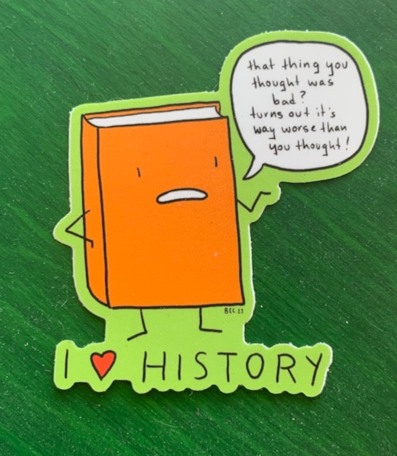 STICKER PACK: 10 I Love History! Cute Vinyl Stickers - Etsy