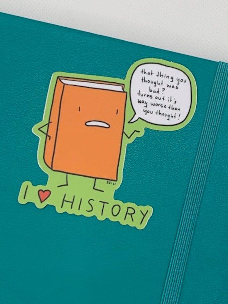 STICKER PACK: 10 I Love History! Cute Vinyl Stickers - Etsy