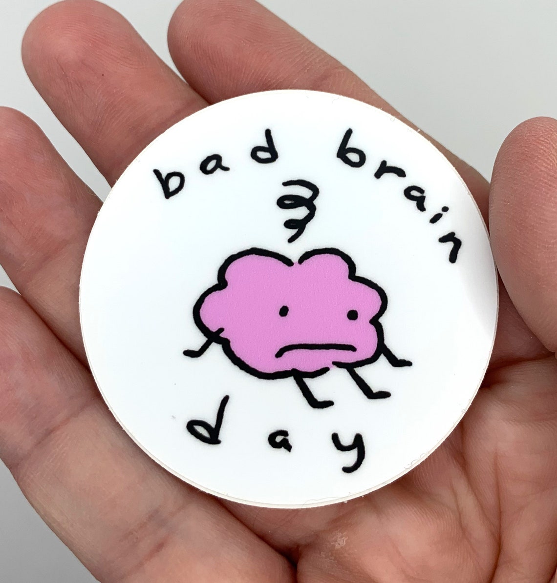 Bad Brain Day Sticker - Etsy