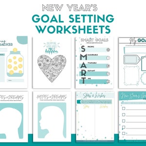 Goal Setting Printable for Kids (new Year’s, Growth Mindset, PDF) - Etsy