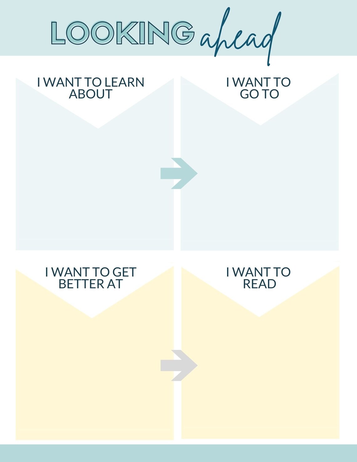 Goal Setting Printable for Kids (new Year’s, Growth Mindset, PDF) - Etsy