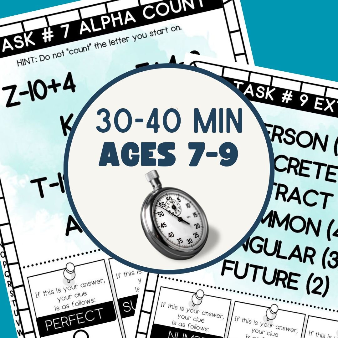 Escape Room Game for Kids – US Famous Landmarks Geography - 6 PUZZLE ...