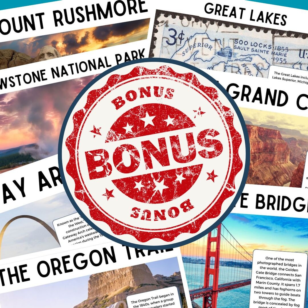 Escape Room Game for Kids – US Famous Landmarks Geography - 6 PUZZLE ...