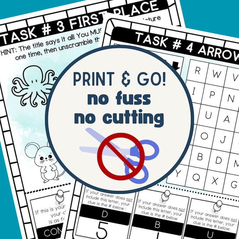 Escape Room Game for Kids – US Famous Landmarks Geography - 6 PUZZLE ...