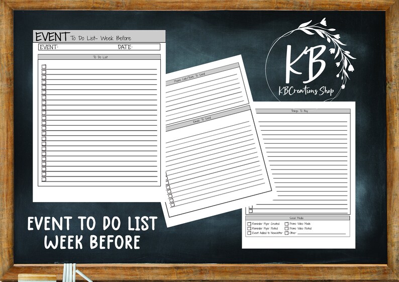 PTA, PTO, Parent in Education Group Event Planning Forms, Binder ...
