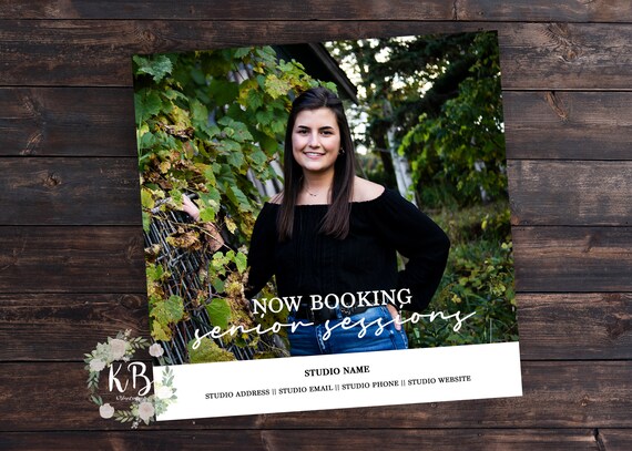 Senior Session Marketing Template Photoshop Template PSD | Etsy